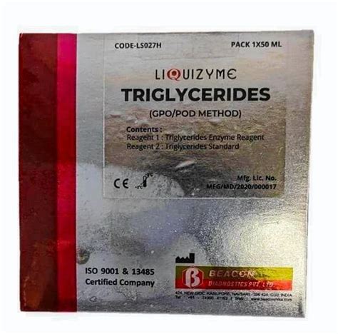 Triglyceride Test Kit At Rs 1450 Kit In Lucknow Id 2853149047312