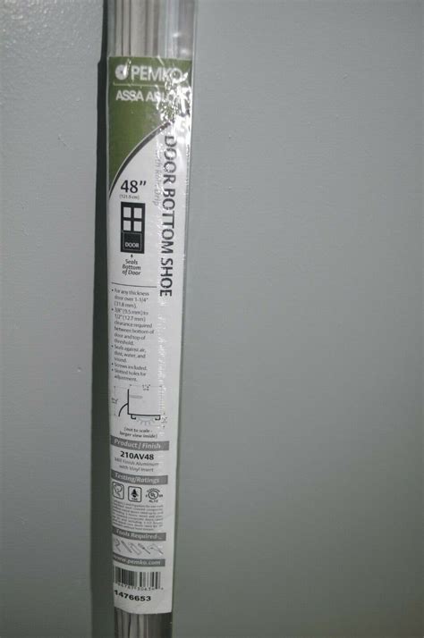 Pemko Assa Abloy Door Bottom Shoe Wrain Drip 48 210av48 Nos Free