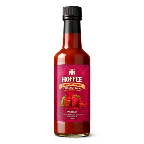 Raspberry Inferno Toffee Hot Sauce 150ml Hoffee