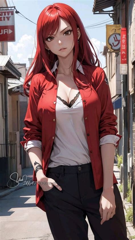Erza Scarlet Fairy Tail Erza Scarlet Fairy Tail Female Characters