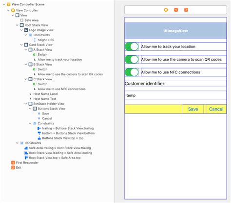 Uiview Right Alignment Of Controls Inside A Horizontally Oriented Stackview In Uistoryboard