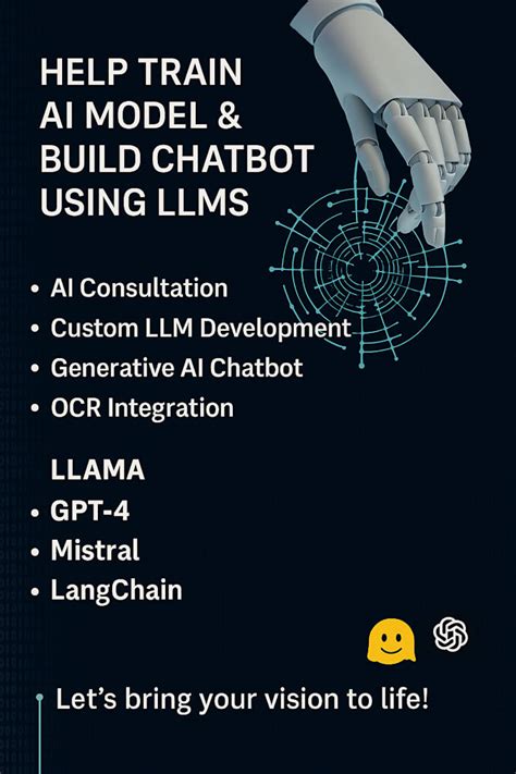 train ai model llm machine learning generative ai ai chatbot openai
