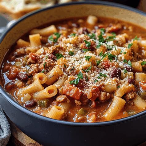 Easy Slow Cooker Olive Garden Pasta E Fagioli Recipe