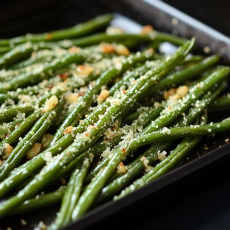 Roasted Parmesan Green Beans Recipe Easy Side Dish