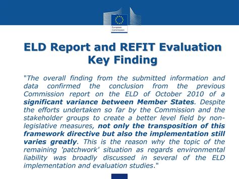 Ppt Environmental Liability Directive 4th Stakeholder Conference
