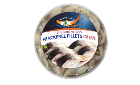 Amazing Island Mackerel Fillets In Oil 160g Metro Supermarket Larnaca