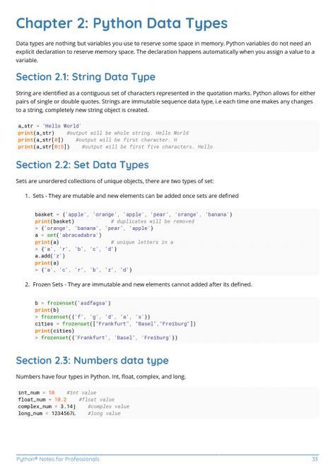 Python Data Types Diagram