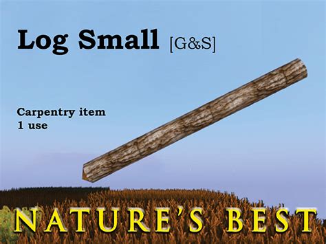 Second Life Marketplace Log Small [gands]