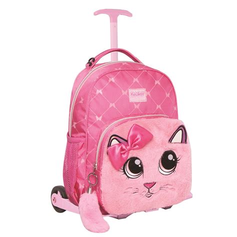 תיק גן טרולי חתול קל גב צעצועים ילדים ודרקונים