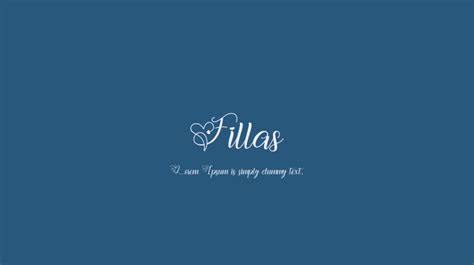 Fillas Font Download Free For Desktop And Webfont