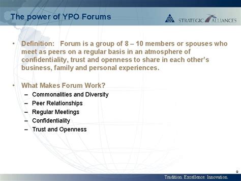 Working With Associations Lessons From Young Presidents Organization