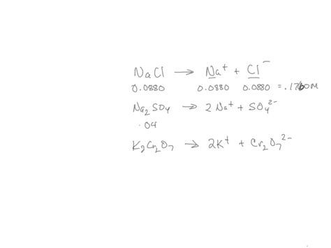 Solved Part 2 Conductivity And Concentration Solution 10m Nacl