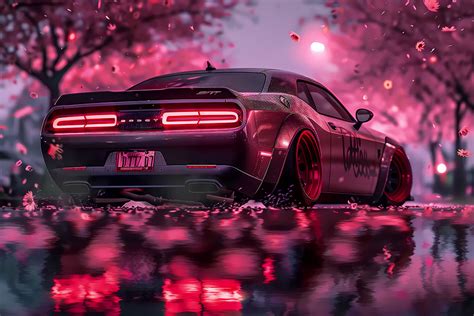 Dodge Demon 170 Depth Parallax Wallpaper
