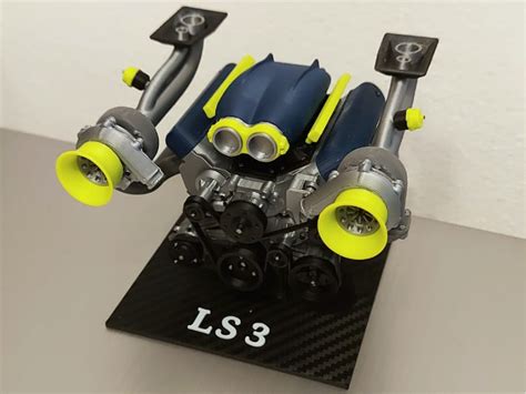 Motor Mount For Ls3 Engine Model By Dankocreates By Florian Makerworld