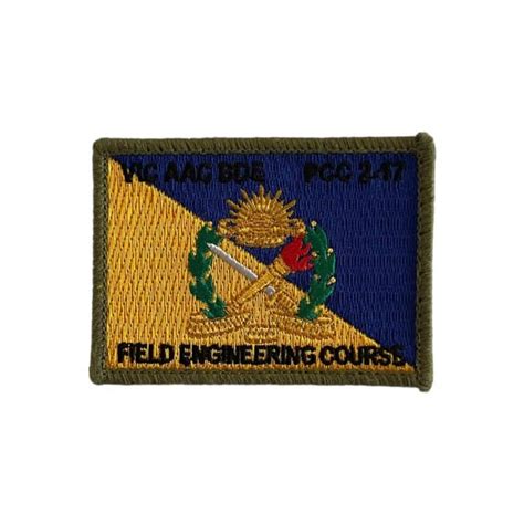 Vic Aac Bde Field Engineering Course Patch P547 Allied Militaria