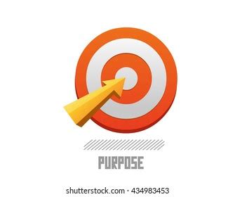 Purpose Graphic Flat Vector Illustration Stock Vector Royalty Free