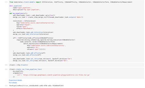 deploying kubeflow pipelines with azure aks spot instances ubuntu