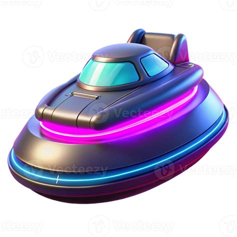 Wonderful Abstract Futuristic Flying Boat 3d Render Original 56560440 Png