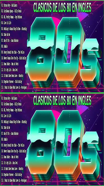 Las Mejores Canciones De Los 80 En Ingles Greatest Hits Golden