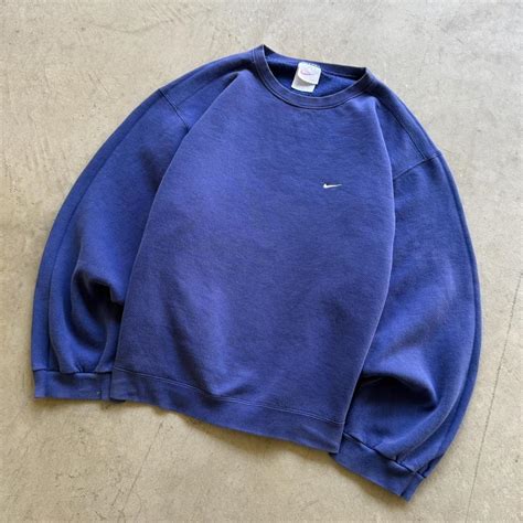 Vintage 90s Nike Crewneck Sweatshirt Size Xxl Depop