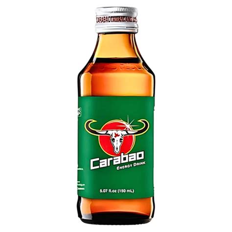 Carabao Energy Drink Glass Bottle Thailand 507floz 150ml