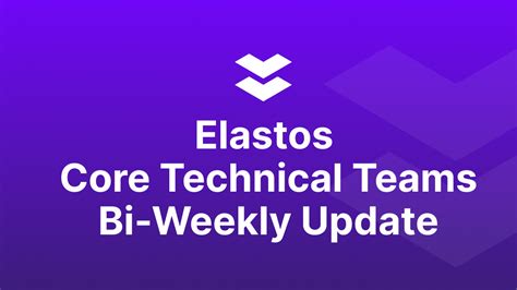 elastos bi weekly update 02 dec 2022 elastos