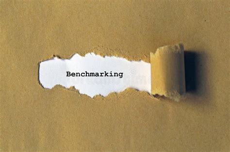 Benchmarking On White Paper Stock Image Image Of Competitors