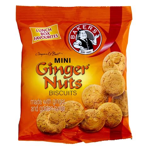 Bakers Mini Ginger Nuts Biscuits 40 G Online At Best Price Lulu Uae