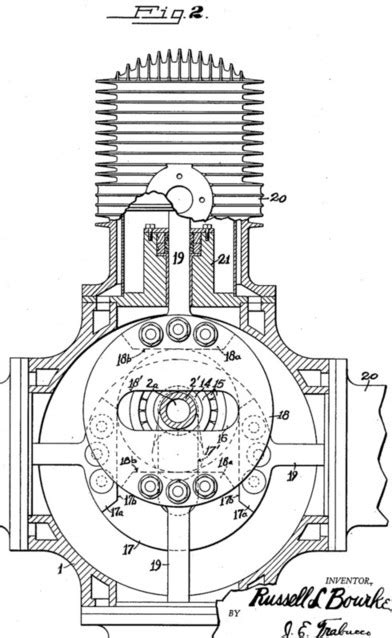 Russell Bourke 2 Cycle Engine Articles And 3 Us Patents