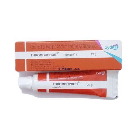 Thrombophob Ointment 20gm ↑ Buy Online ★ 𝐋𝐎𝐖 𝗣𝗿𝗶𝗰𝗲 ★ View Uses Side