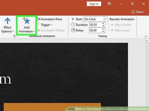 3 Ways To Add Animation Effects In Microsoft Powerpoint Wikihow