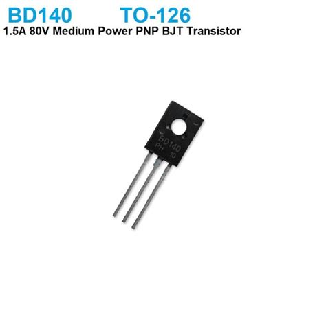 Bd140 Pnp Medium 3a Power Transistor To 126 Uge Electronics Egypt