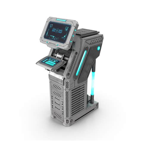 Sci Fi Computer Terminal Screen