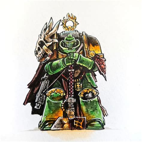 Salamander Champion 40k Salamanders Warhammer The Salamanders 40k