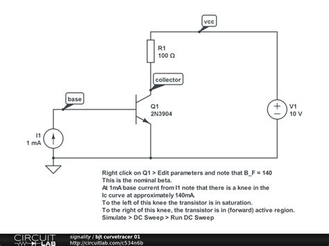 Transistor Saturation Current Basic Electronics New To Electronics CircuitLab
