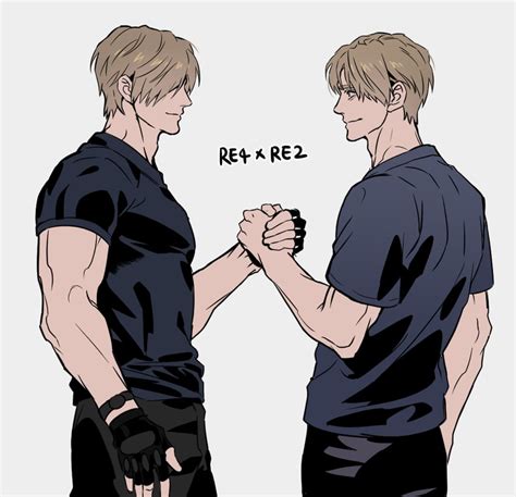 Leon S Kennedy Resident Evil And 4 More Drawn By Umbrellarpd Danbooru