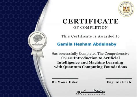 Machinelearning Artificialintelligence Deeplearning Quantumcomputing Gamila Hesham 62