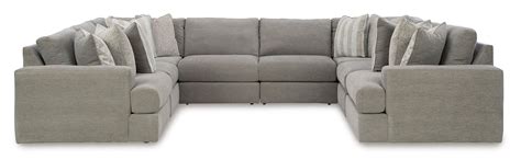 Avaliyah Ash Large 8 Piece U Shaped Sectional Signature Design