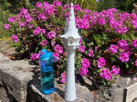 Miniature White Ho Scale Rapunzel Tower Built Assembled Fantasy 12 Etsy