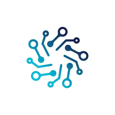 Circuit Logo Template Vector 12988504 Vector Art At Vecteezy