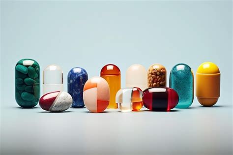 Premium Ai Image Assorted Medication Pills