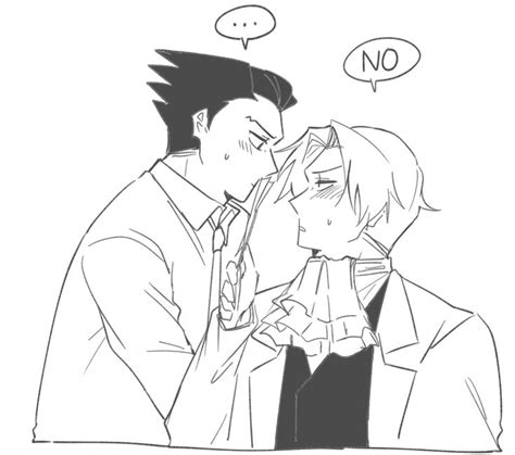 Pin By Yukiko Shi On Phoenix Wright Phoenix Wright Fan Art Cute Gay