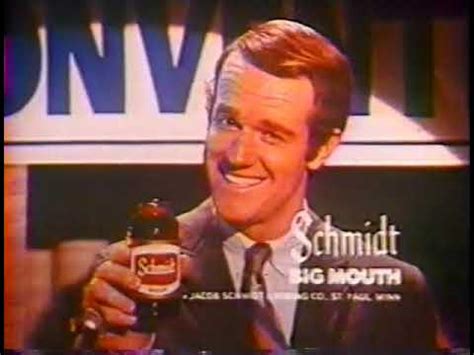 Schmidt Big Mouth Beer Commercial 1960s Mike Farrell From Mash Youtube