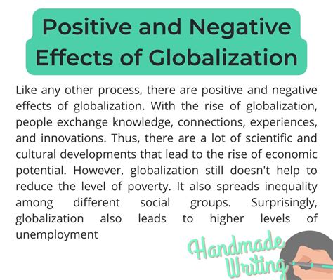 Negative Effects Of Globalization On The Environment Globalisation And