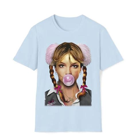 Camiseta Básica Britney Spears Bubble Saoko