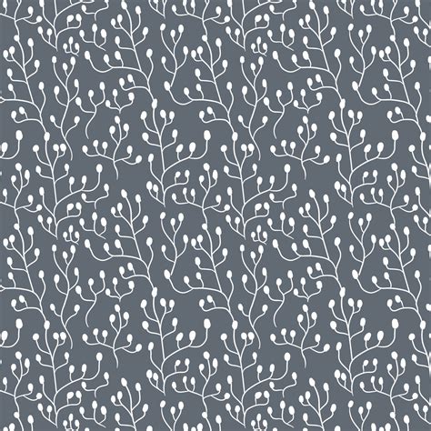 Seamless Flower Vector Leaf Pattern Background Vector Pattern