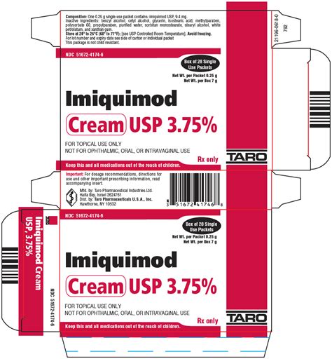 Imiquimod Cream Package Insert Prescribing Info Moa