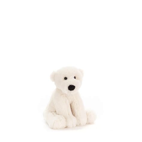 Jellycat Tiny Perry Polar Bear Soft Teddy Toy Small Kins