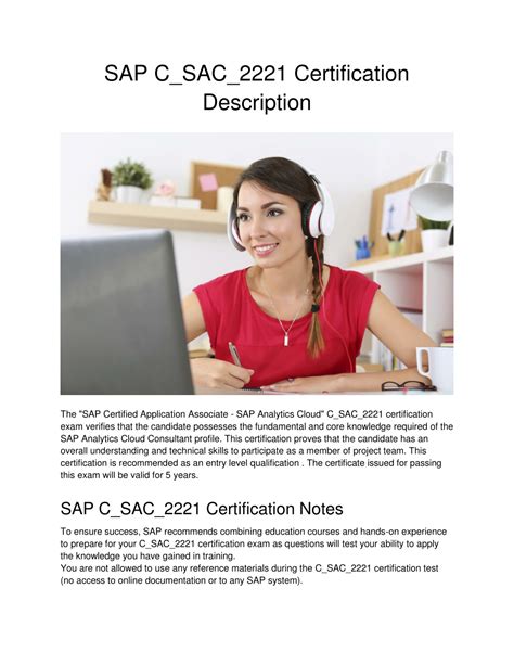 Ppt Sap Csac2221 Certification Description Powerpoint Presentation