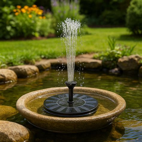 Solcelle Fontene Flytende